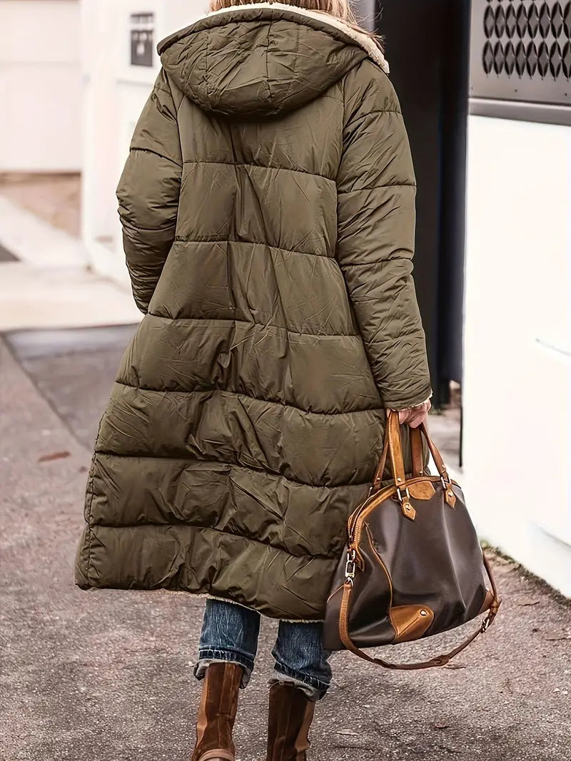 Heidi-Mode | Wendejacke mit Kapuze In Knielanger Form – idealekleiden