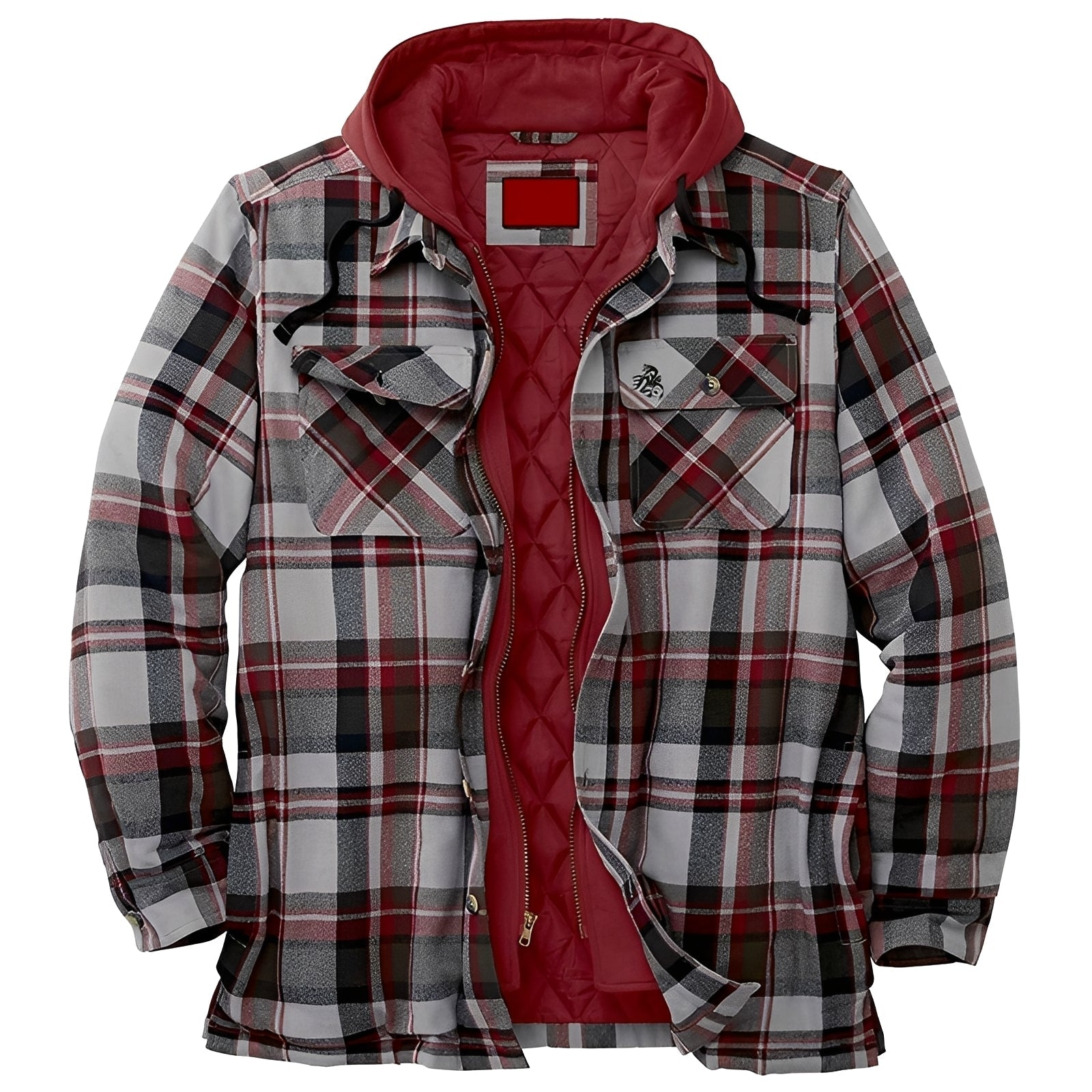 Heidi-Mode | Casual Flanelljacke mit Karomuster für Männer – idealekleiden