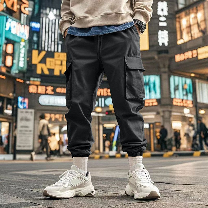 Herren Cargo-Hose mit verstellbarem Bund und praktischen Seitentaschen ...