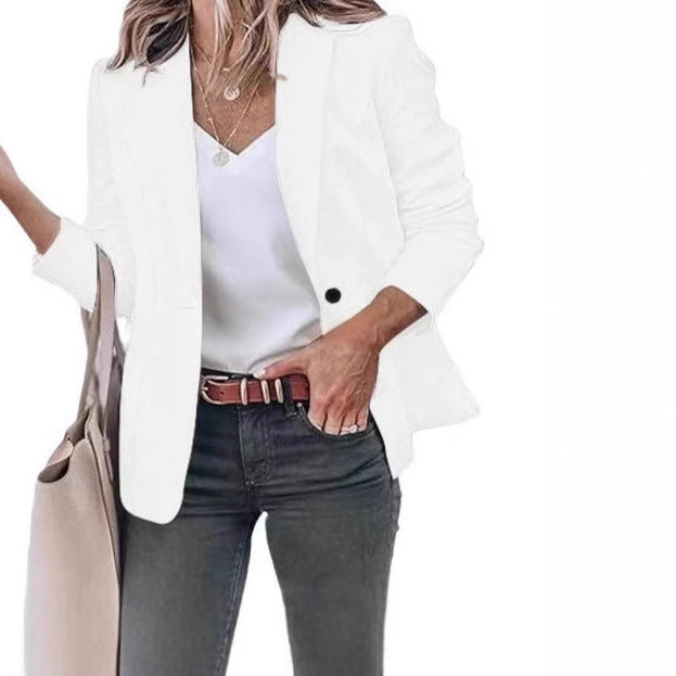 Damen eleganter Blazer mit modernem Schnitt und tailliertem Design ...