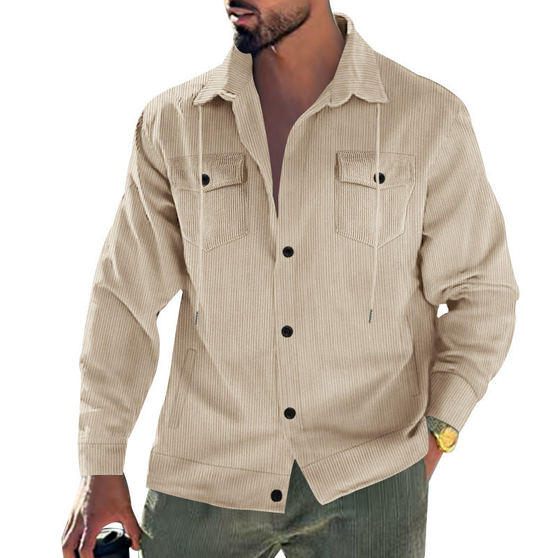 Herren Cord-Jacke mit praktischen Taschen und klassischem Schnitt Heidi ...