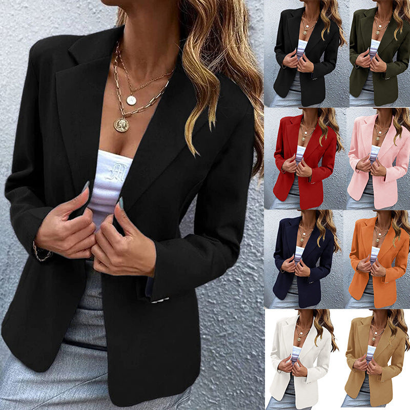 Damen Eleganter Blazer mit schmalem Schnitt und hochwertigen Details ...