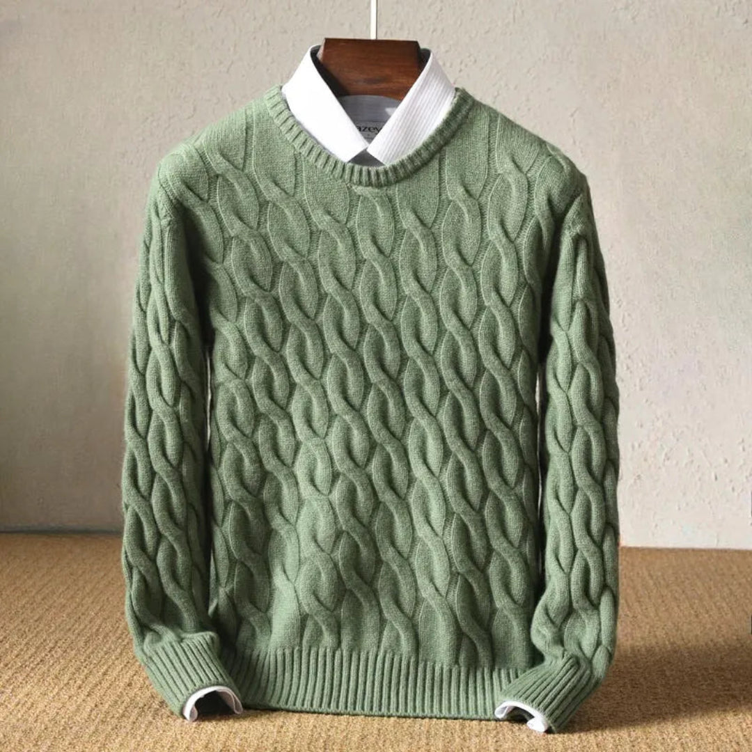 Heidi-Mode | Herren mit Kabelstrickdesign – idealekleiden